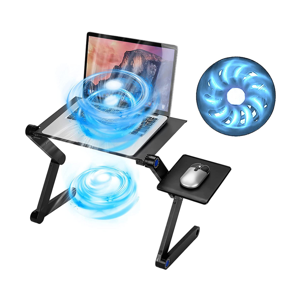 Mesa Laptop Ventilador Notebook Soporte Macbook Fan Cooler - SIPO