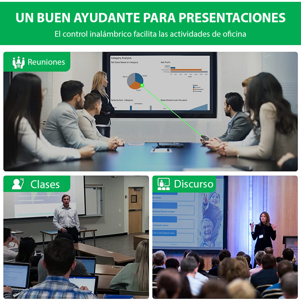 Presentador Diapositivas Puntero Ppt Powerpoint Inalámbrico – SIPO