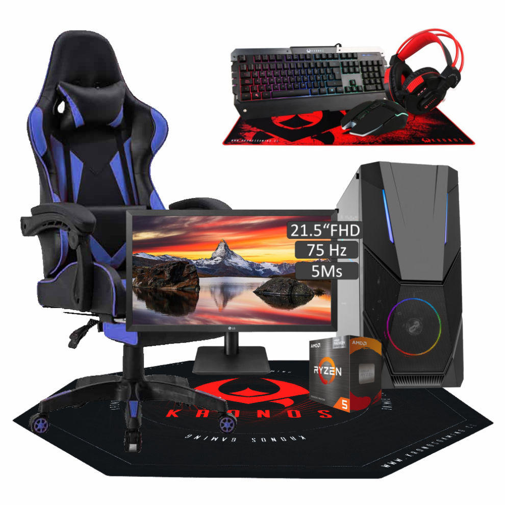 Combo Setup Gamer: PC Gamer Dreamfyre 5 – 2.0, Monitor, Silla gamer ...