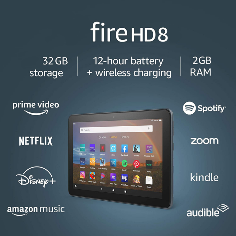 Tablet Amazon Fire HD 8 2020 KFONWI 8″ – 32GB, 2GB de RAM – SIPO