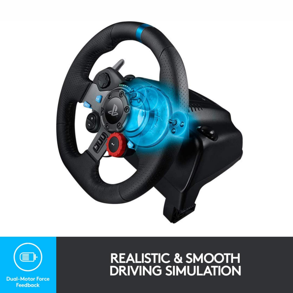 Volante para juegos de carrera Logitech G29 para Ps5, Ps4, Ps3 y PC – SIPO