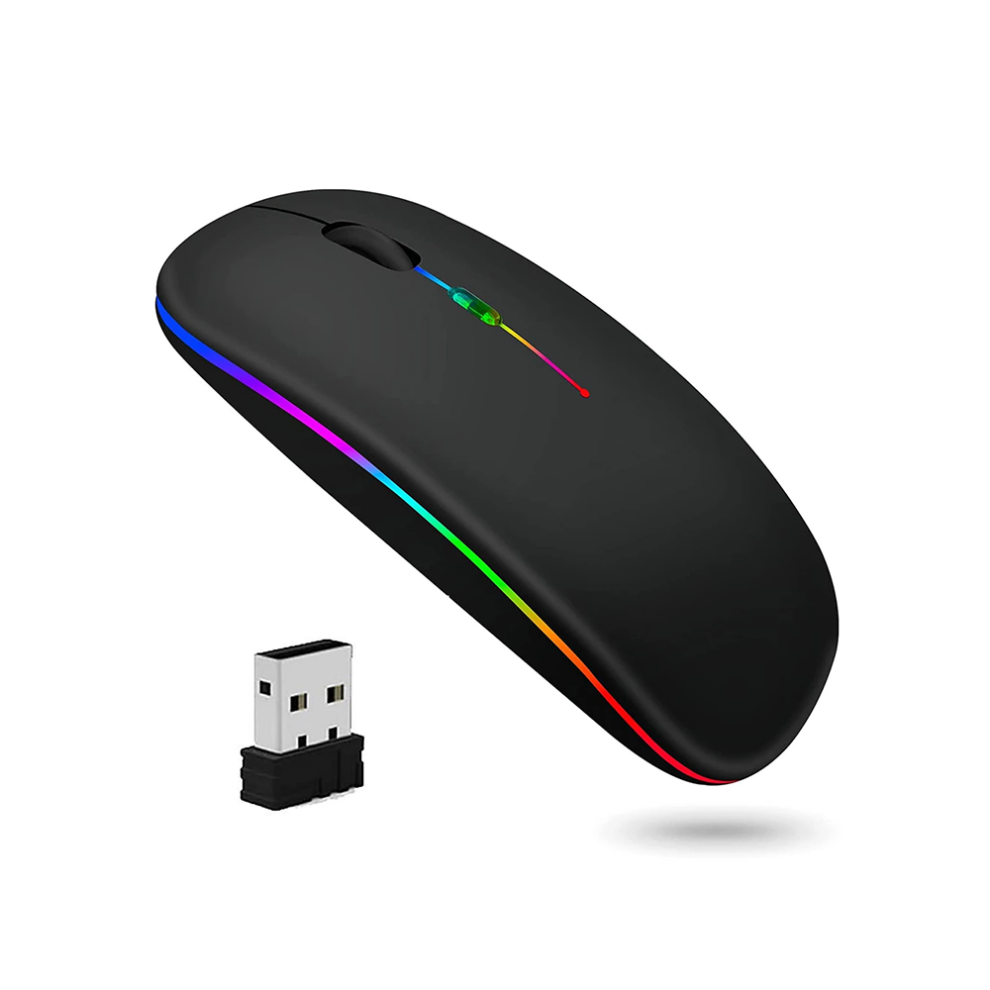 Mouse Inalámbrico Dual Bluetooth Usb Recargable Para Mac Win - SIPO