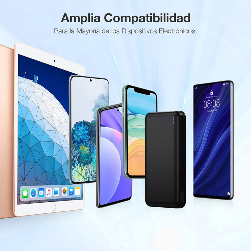 Batería Cargador Portátil Tecnolab 20.000 Mah, Carga Rápida – SIPO