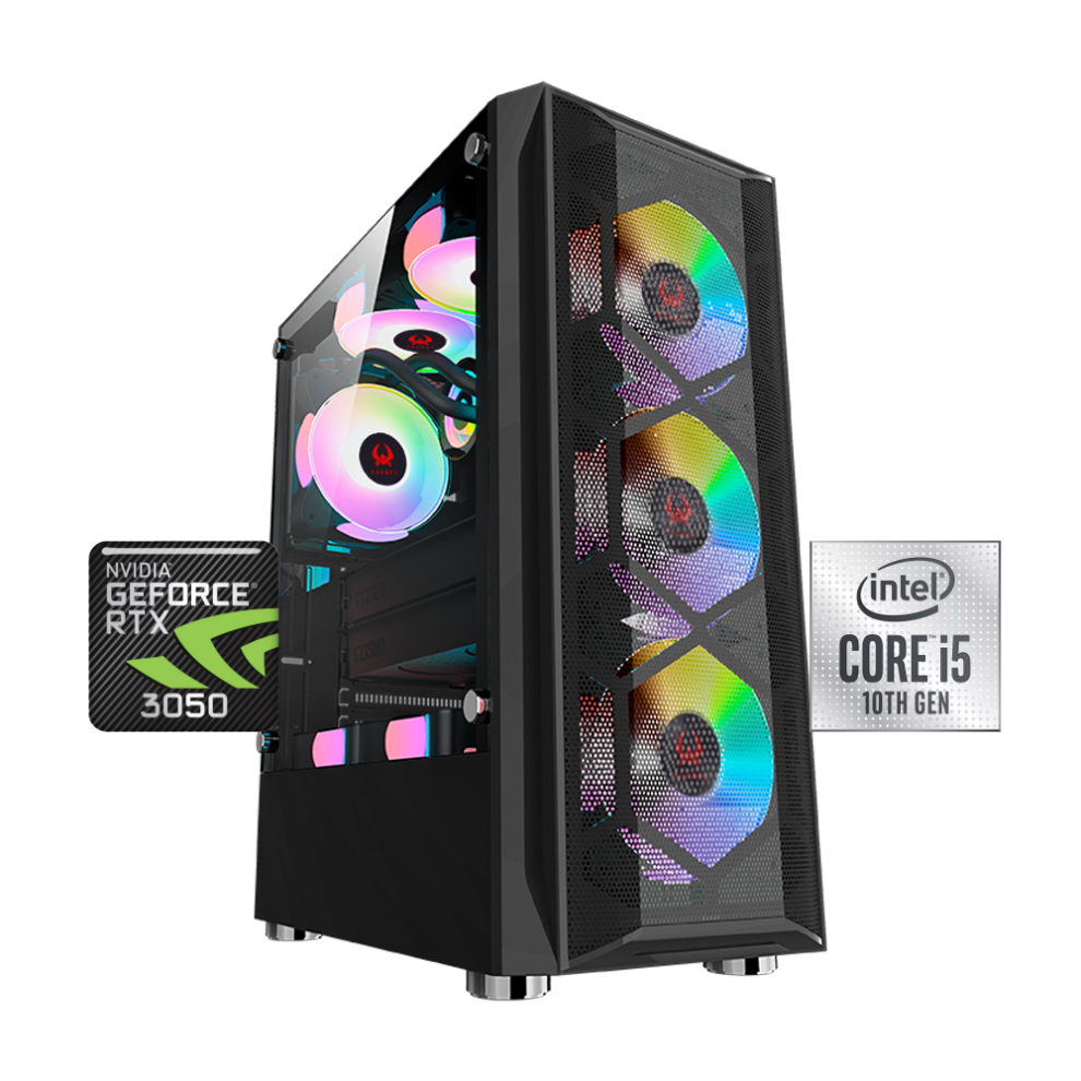 Pc Gamer Sonic i5-3050 8GB: Intel Core i5-10400F, RTX 3050 8GB, SSD m.2 ...