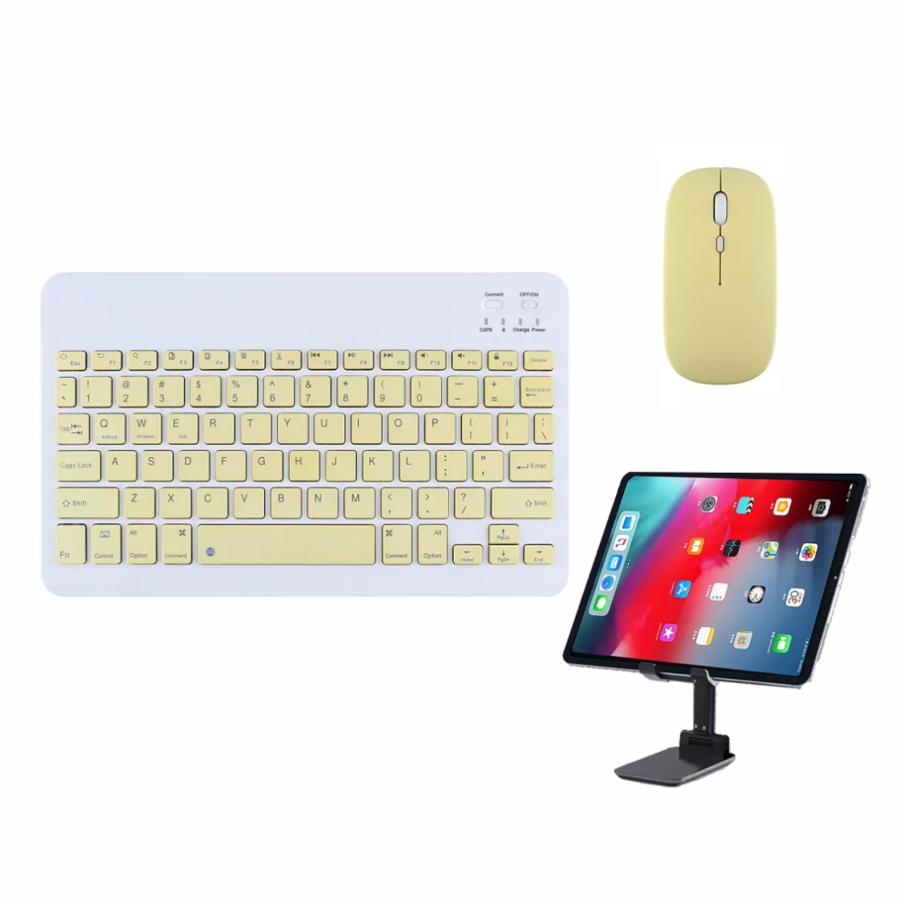 Kit Teclado y Mouse Bluetooth en Idioma Español Con Soporte – SIPO