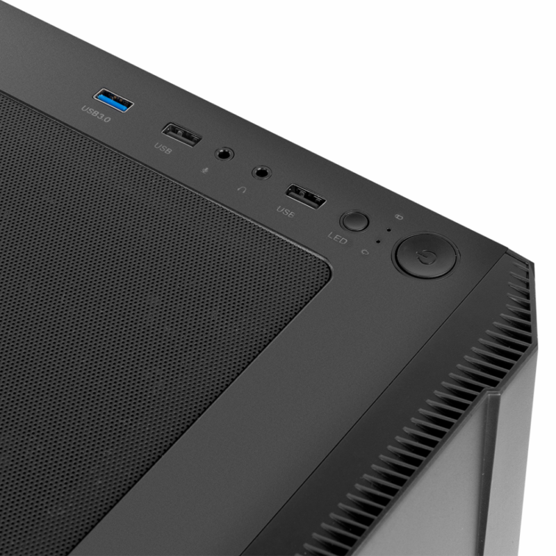 Gabinete Gamer Infinity Delta Pro, Atx, Vidrio Templado, 2 Cooler ...