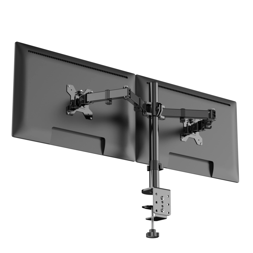 Soporte Doble 2 brazos para Monitor, ajustable base escritorio, 13 ...