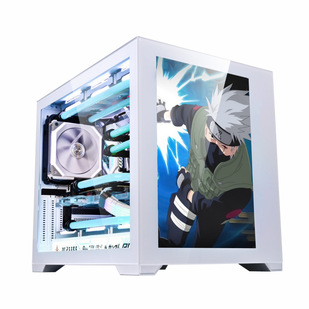 Gabinete Gamer SnowFall con pantalla personalizable (ATX, Vidrio ...