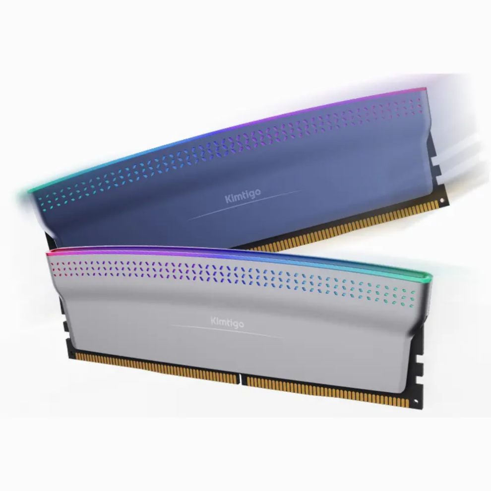 Kit Memoria Ram Kimtigo RGB 2X8GB (16GB) DDR4 DRAM, 3200mhz - SIPO