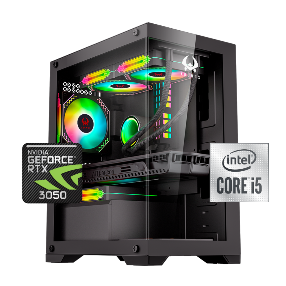 Pc Gamer Sonic i5-3050 8GB: Intel Core i5-10400F, RTX 3050 8GB, SSD m.2 ...