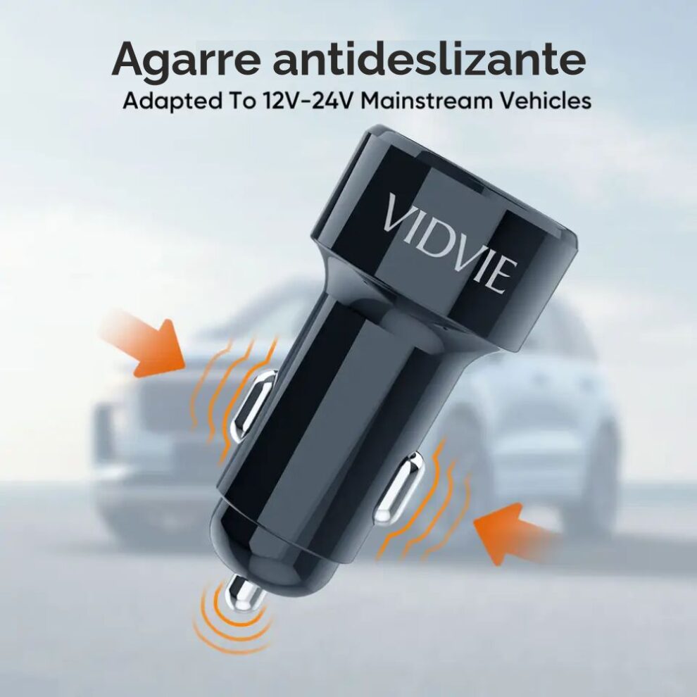 Cargador carga rápida para auto, entrada Usb Y Tipo C, Qualcomm 3.0, 20W – SIPO