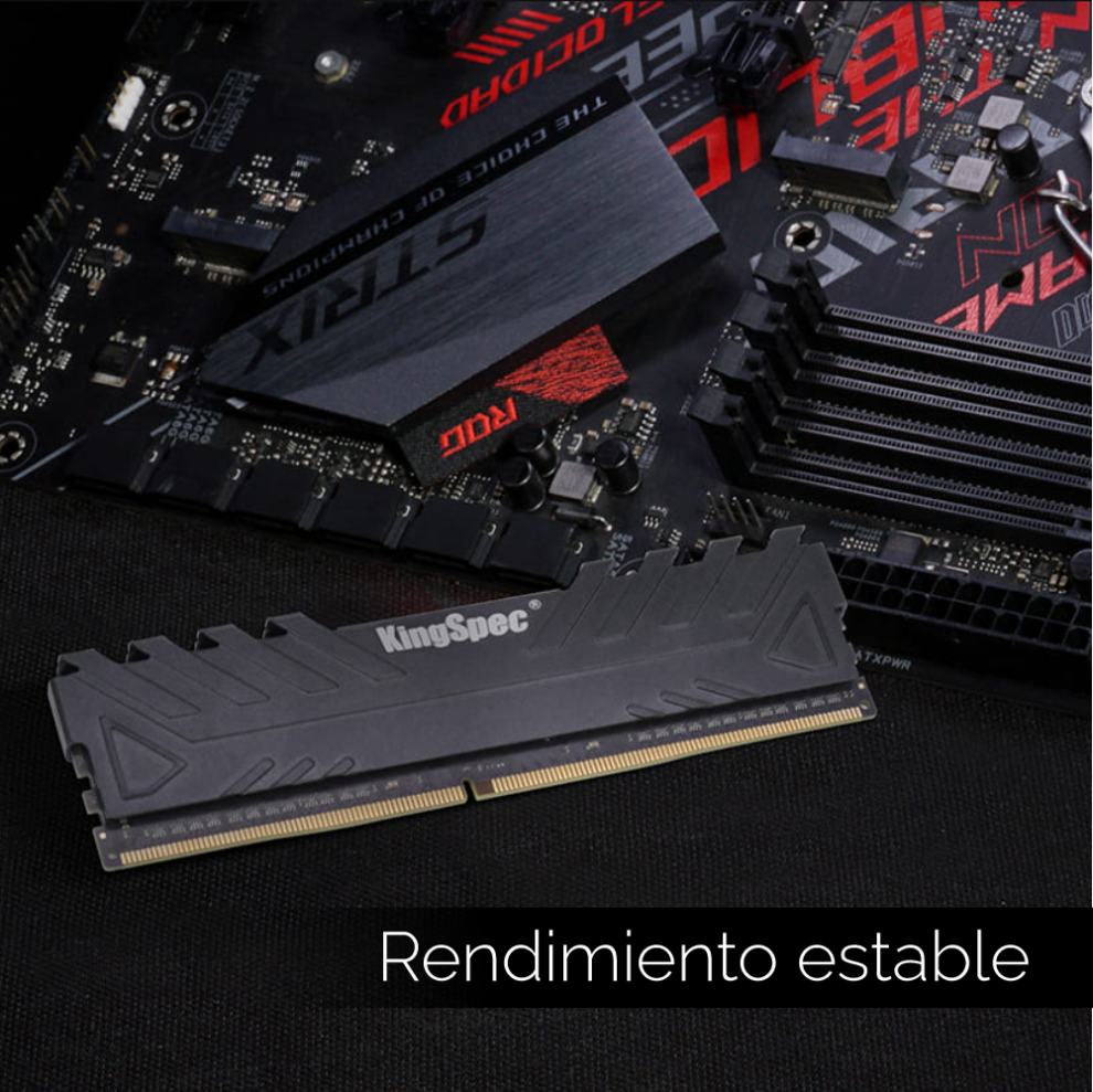 Memoria RAM KingSpec DDR4 8GB 3200mhz para PC – Storm Edition – SIPO