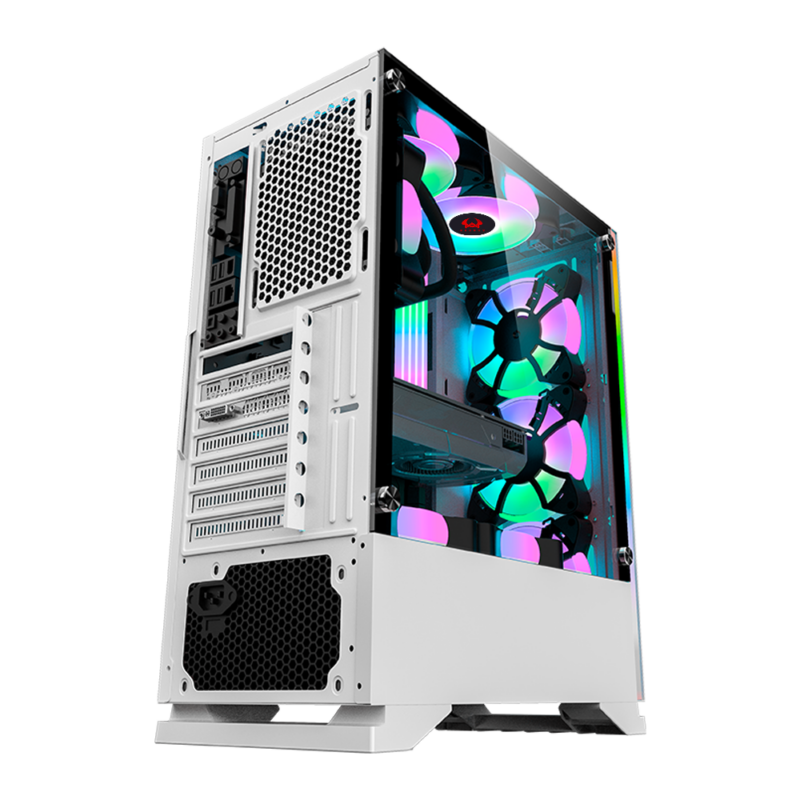 Gabinete Kronos Armor White, ATX, Vidrio Templado, USB 3.0 - SIPO