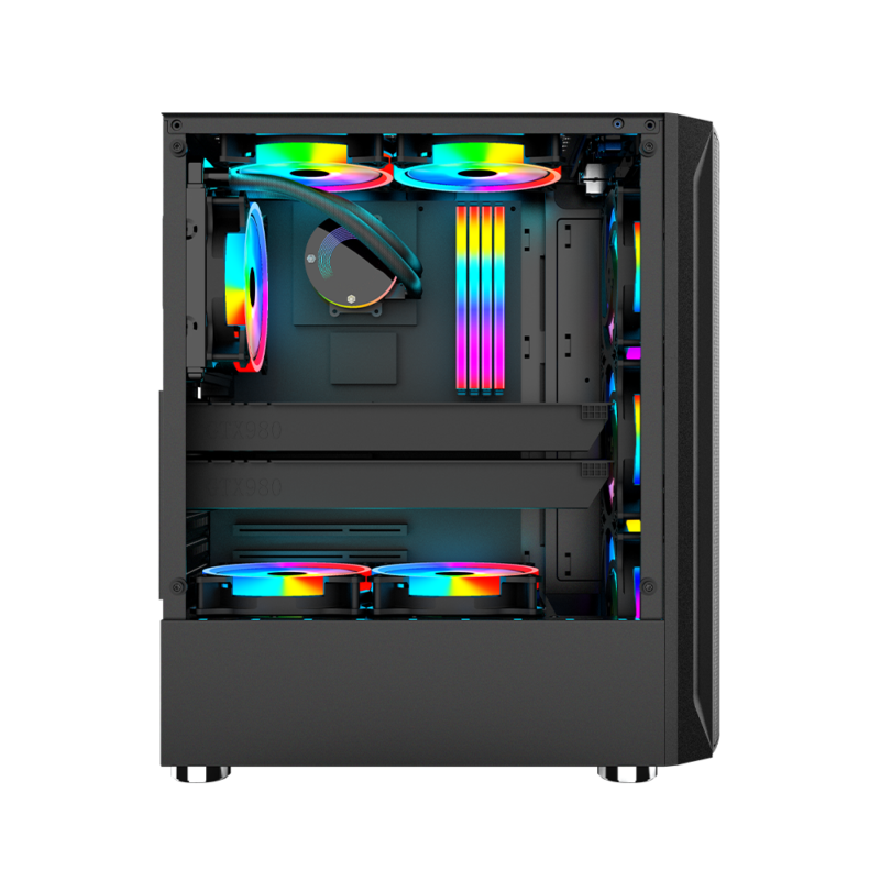 Gabinete Kronos Ice Drilling, ATX, Vidrio Templado, USB 3.0, 4 ...