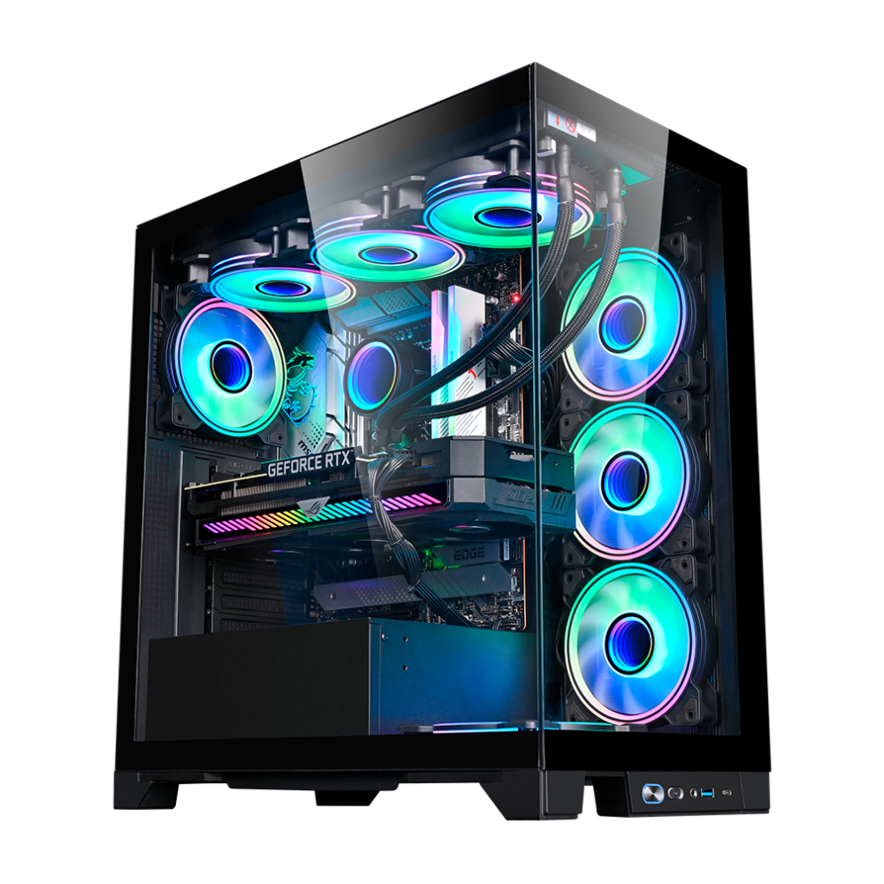 Gabinete Kronos Prisma Pro Black RGB ATX, Vidrio Templado, USB 3.0 - SIPO