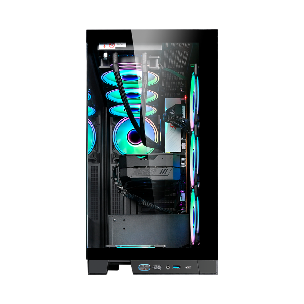 Gabinete Kronos Prisma Pro Black RGB ATX, Vidrio Templado, USB 3.0 - SIPO
