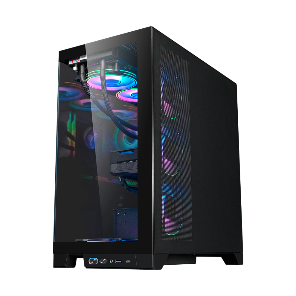 Gabinete Kronos Prisma Pro Black RGB ATX, Vidrio Templado, USB 3.0 – SIPO