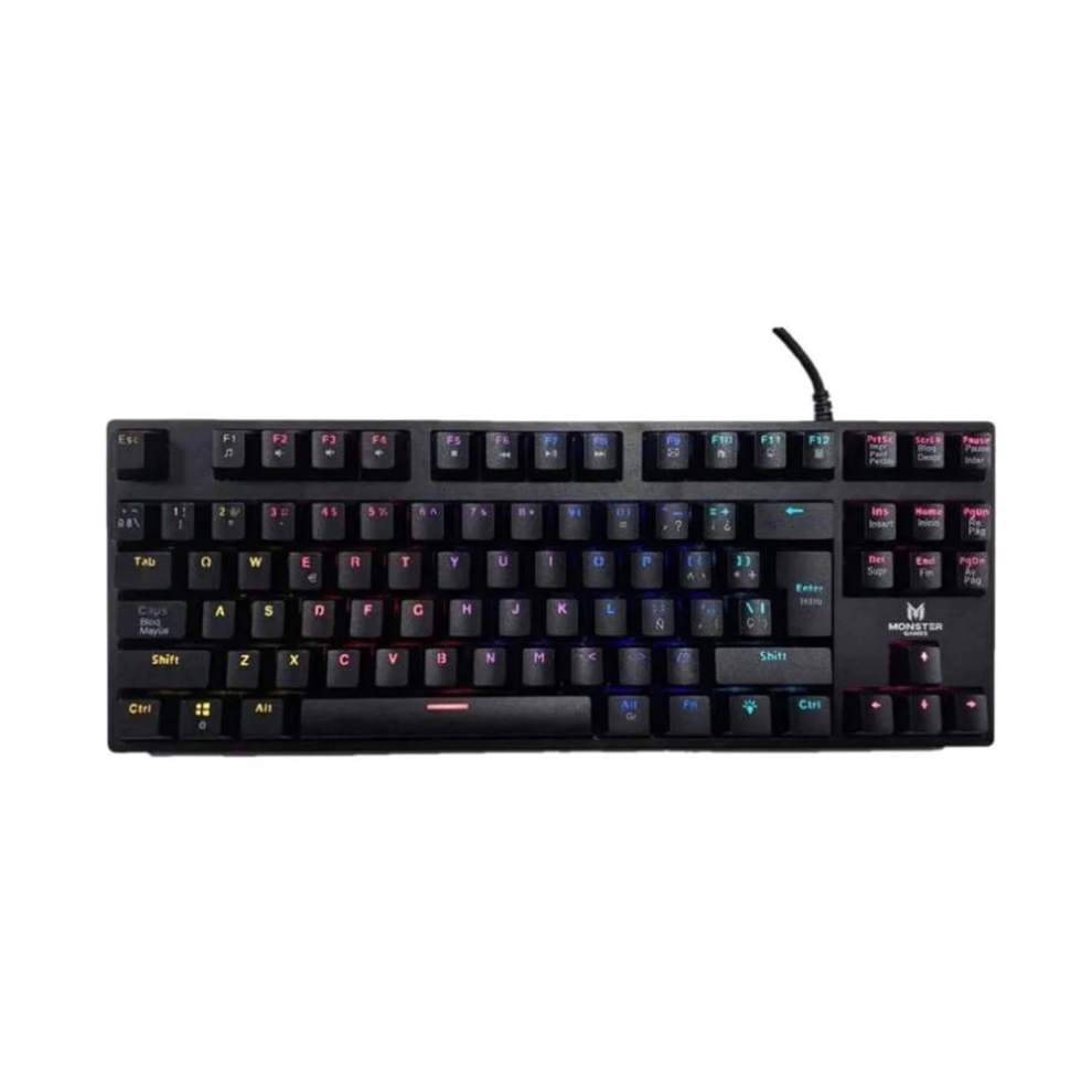 Teclado Gamer Mecánico Monster Punisher, Switch Blue, 60%, RGB – SIPO