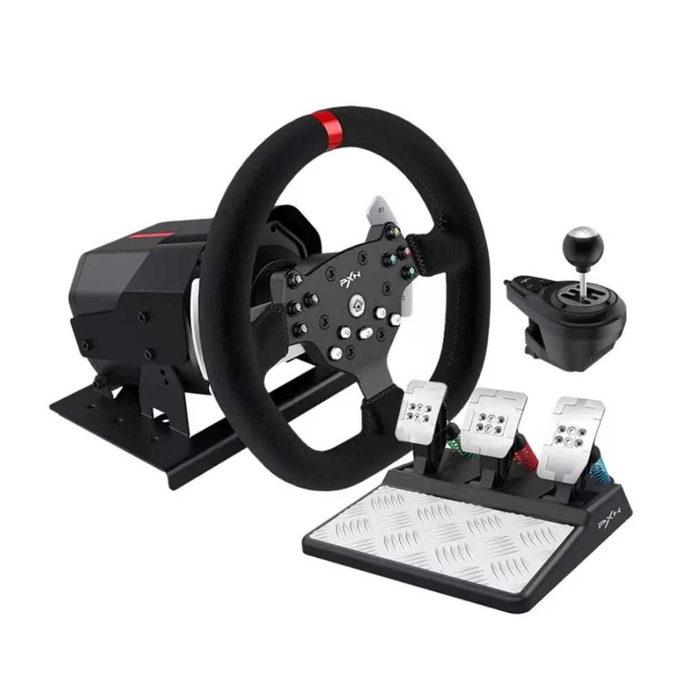Volante Racing Universal PXN-V10, con Pedales, Incluye Shifter, Force ...