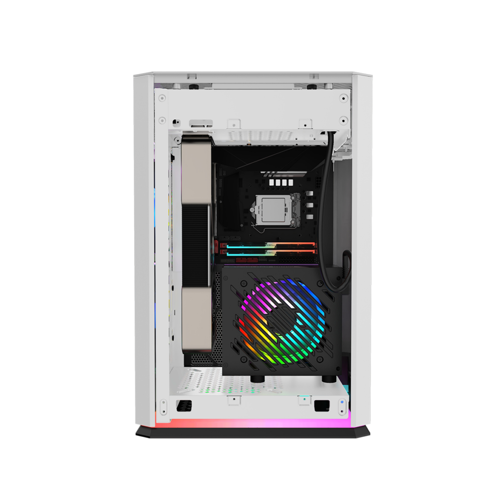 Gabinete Kronos Ophion Mini-ITX, 1 cooler, 3.0 USB - Blanco - SIPO