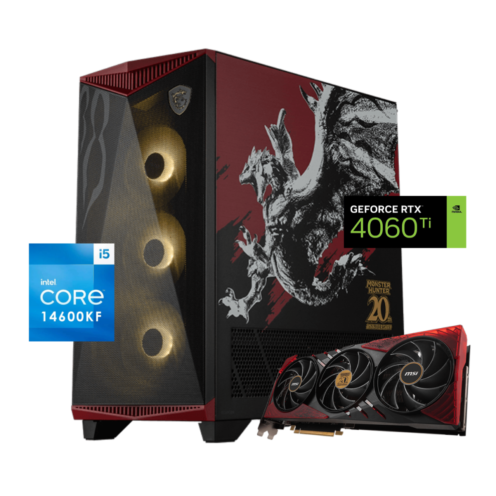 Pc Gamer Monster Hunter I5: Intel Core I5 14600KF, 32GB DDR5, RTX 4060 Ti – SIPO