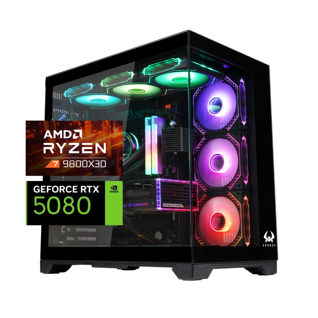 Pc Gamer Infernus 7: Ryzen 7 98003XD, 64GB Ram, m.2 Gen4, RTX 5080 – SIPO
